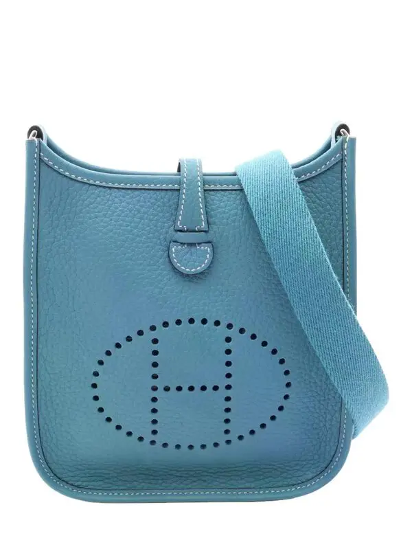 Hermès 1945-1970 Clemence Evelyne Tpm Shoulder Bag - Blue