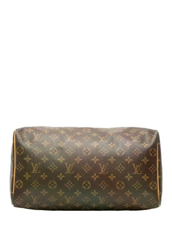 LOUIS VUITTON Monogram Speedy 35 Boston Bag - Brown