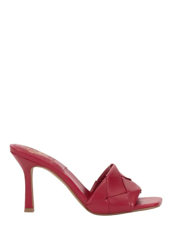 Vince Camuto Brelanie Woven High Heel Mule - Flame