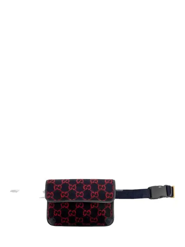Gucci Gg Wool Slim Belt Bag - Black