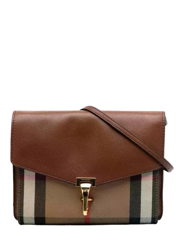 Burberry Derby Macken Crossbody Bag - Brown