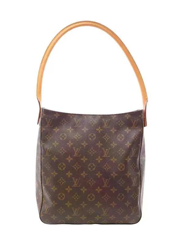 LOUIS VUITTON Monogram Looping Gm Shoulder Bag - Brown