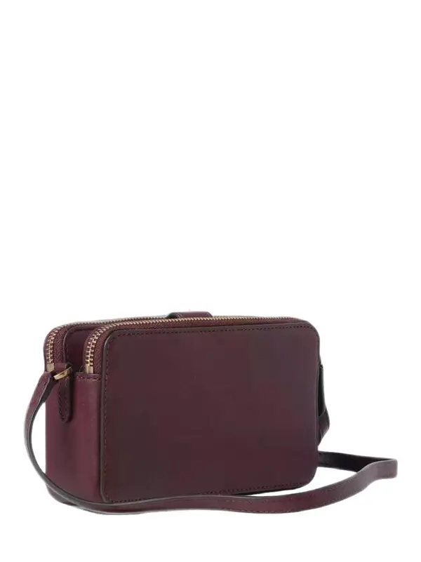 Ralph Lauren Witley Leather Crossbody Bag - Red