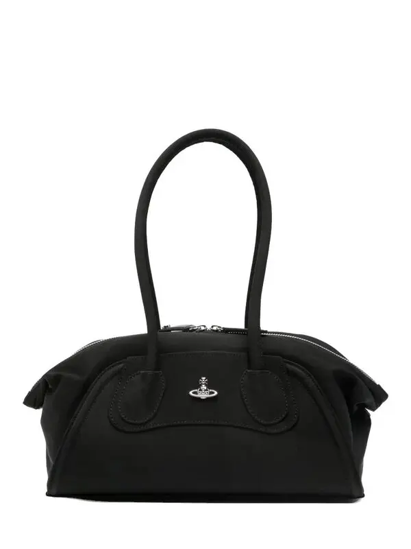 VIVIENNE WESTWOOD Orb-plaque Shoulder Bag - Black