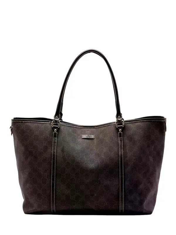 Gucci Gg Supreme Canvas Joy Tote Bag - Brown