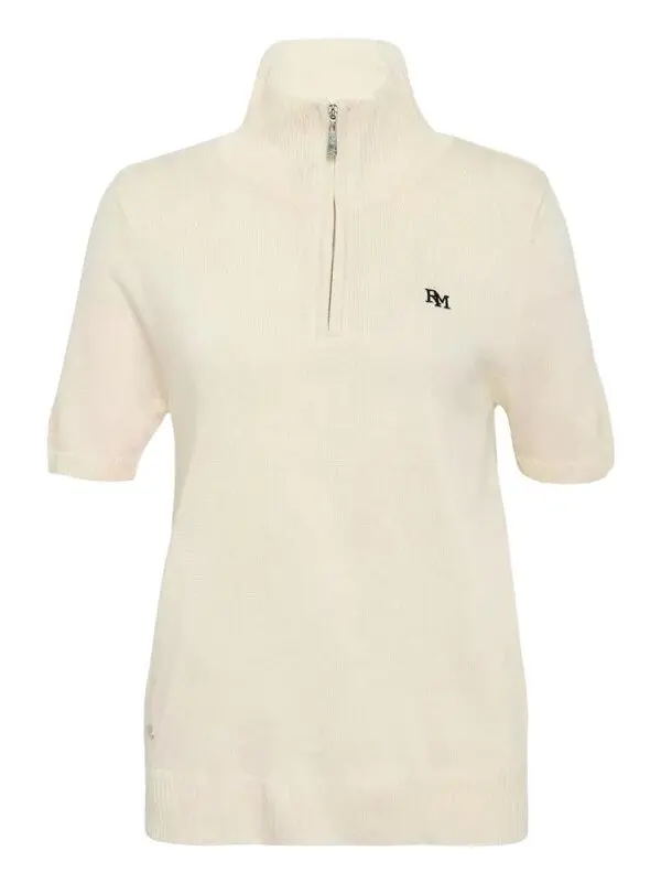 Rally Movement Half-zip Short-sleeve Polo Top - Neutrals
