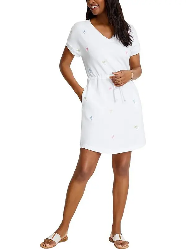 Tommy Bahama Marina Del Mar Embroidered Dress - White