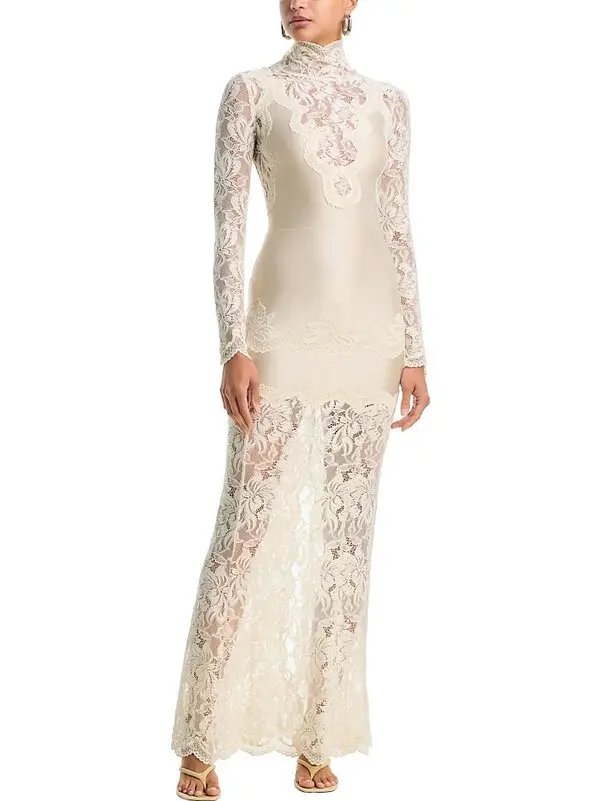Rabanne Lace Maxi Dress - Ivory