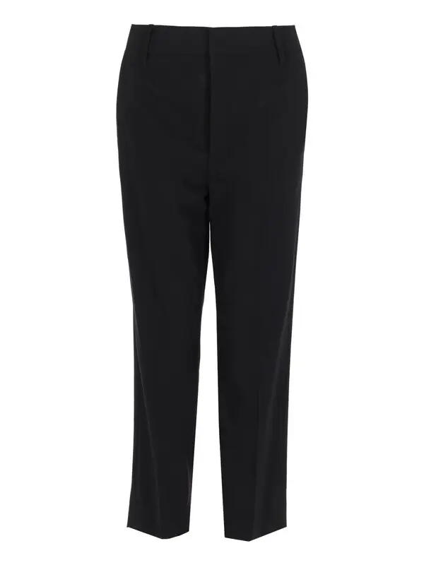 Vince Tailored Regular Fit Trousers - Black