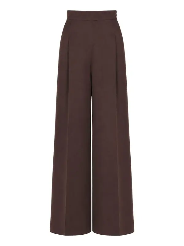 Max Mara Wide Leg Trousers - Brown