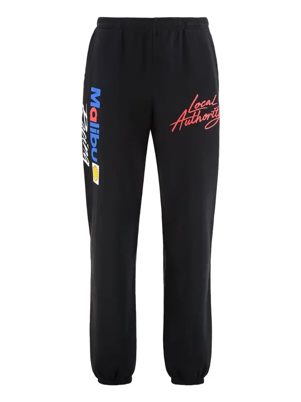 LOCAL AUTHORITY LA Essential Cotton Track Pants - Black