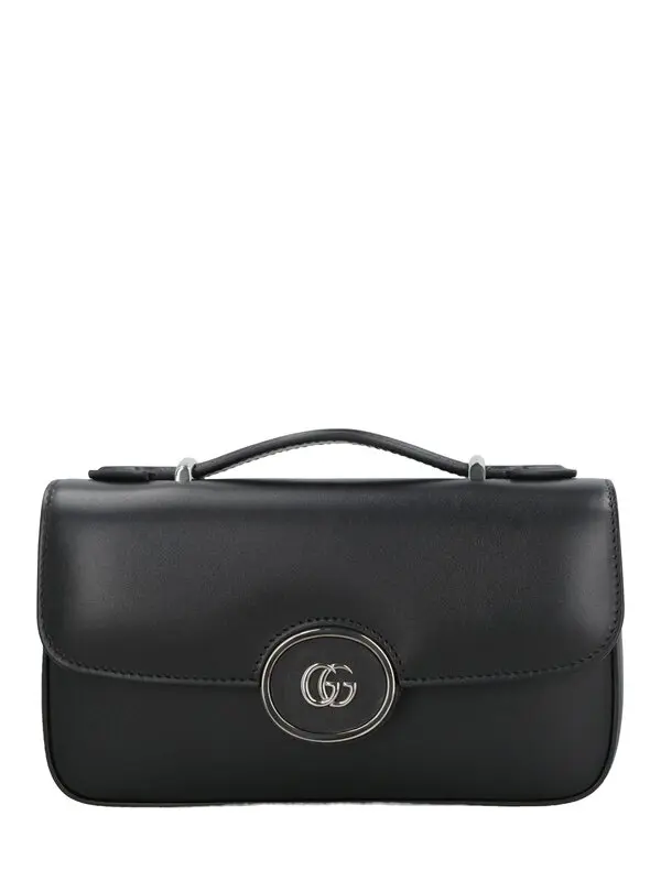 Gucci Mini Smooth Calfskin Shoulder Handbag - Black