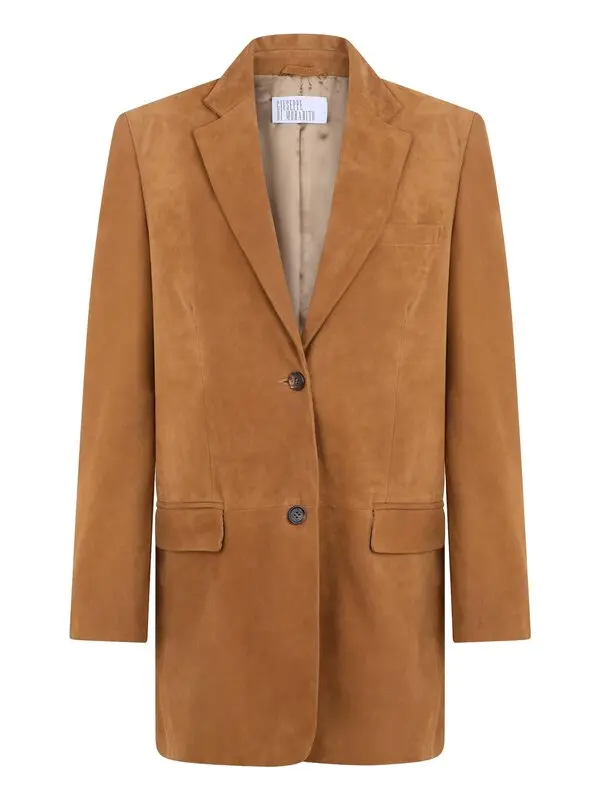 Giuseppe Di Morabito Suede Blazer - Camel