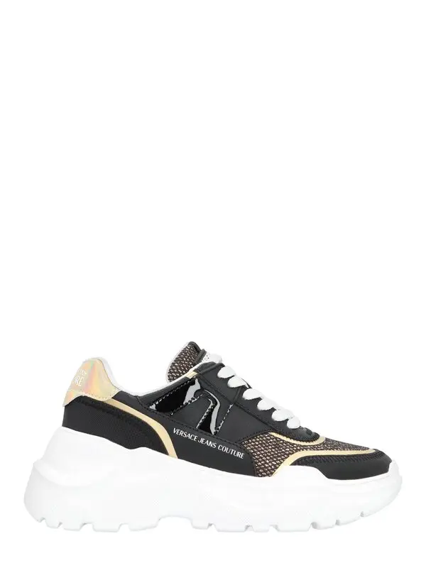 Versace Speed Track Low-top Sneakers - Black