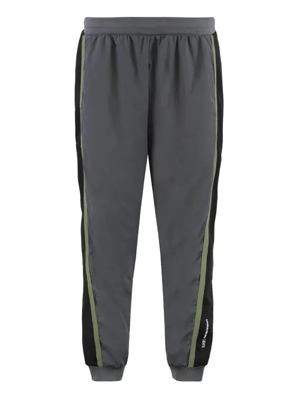 EA7 Techno Fabric Track Pants For - Grey