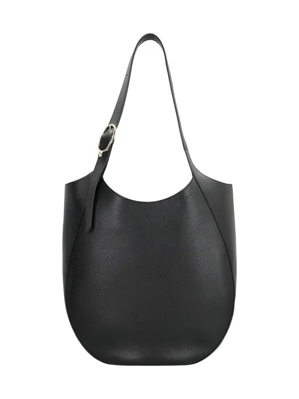Longchamp Le Foulonné Xl Tote Bag In Leather - Black