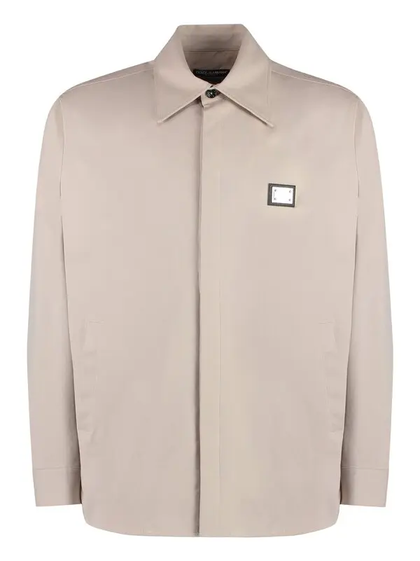 Dolce & Gabbana Technical Fabric Overshirt - Beige