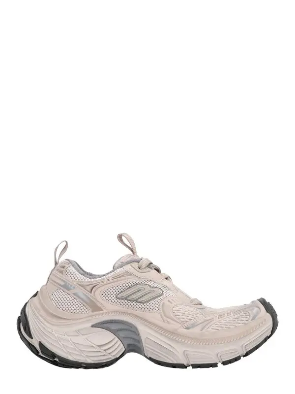 Balenciaga 6xl Logo Detail Sneakers - Grey
