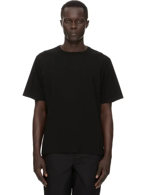 Rick Owens Round Neck T-shirt With Short Sleeves Size - Nero