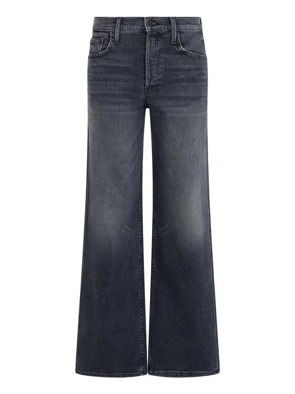 MOTHER Loose Fit Wide Leg Jeans - Grey