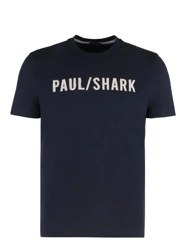 Paul & Shark Classic Logo T-shirt For - Blue