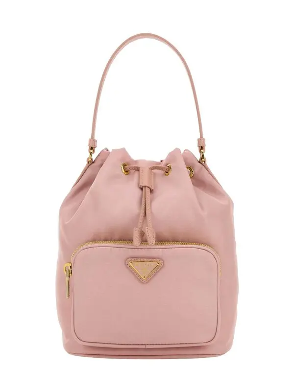 Prada Re-nylon Duet Bucket Bag - Pink