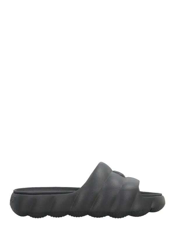 Moncler Lilo Rubber Slide Sandals - Black