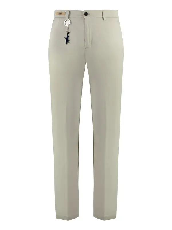 Paul & Shark Stretch Cotton Tailored Trousers - Ecru