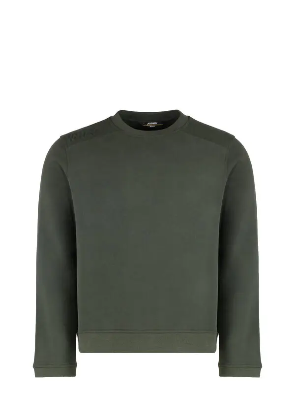 K-WAY Essential Crewneck Cashmere-blend Sweater - Green