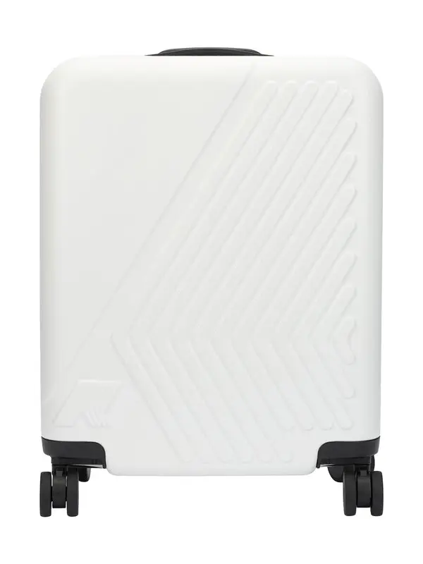 K-WAY Mini Rigid Trolley Suitcase 55cm - White
