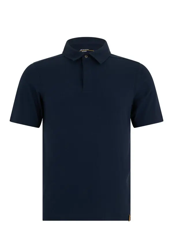K-WAY Lightweight Short-sleeved Polo Shirt - Blue
