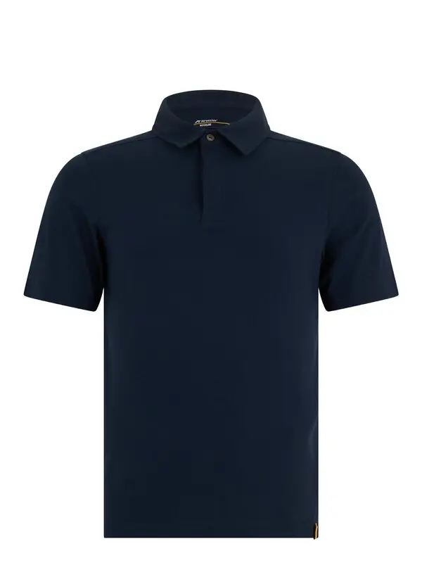 K-WAY Lightweight Short-sleeved Polo Shirt - Blue