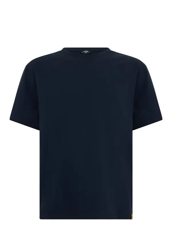 K-WAY Short Sleeve Cotton T-shirt For - Blue