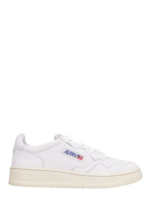 AUTRY Classic Low-top Leather Sneakers - White