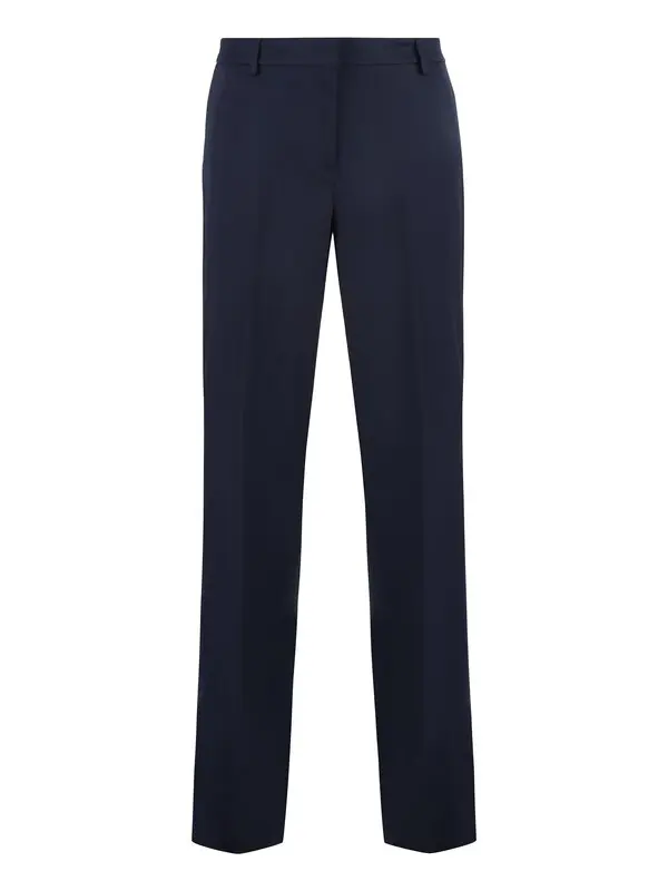 PT TORINO Pantaloni In Viscosa Stretch - Blue