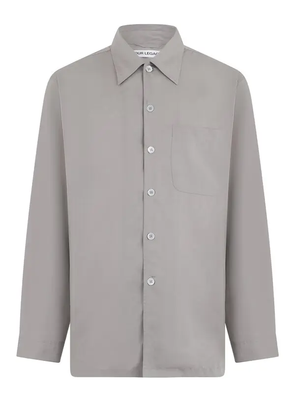 Our Legacy Classic Long-sleeved Button-up Shirt - Grey