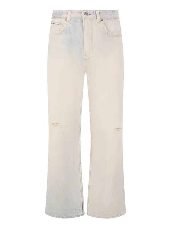 Our Legacy Straight Leg Jeans In Soft Cotton - Denim