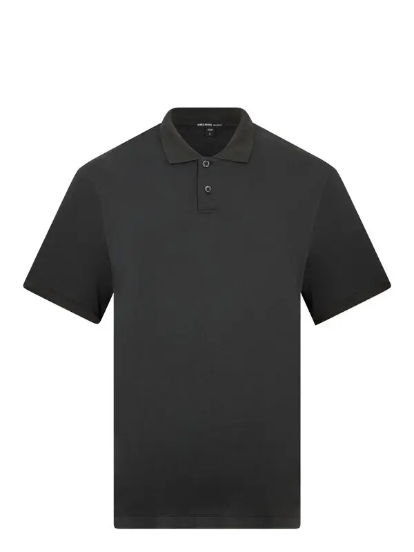 JAMES PERSE Classic Short-sleeved Polo Fw24 Collection - Grey