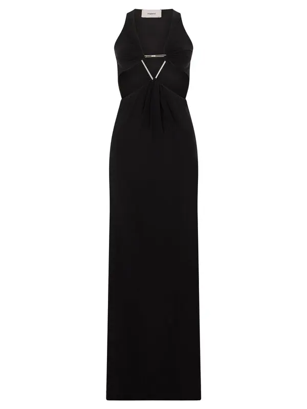 Coperni Open Neckline Maxi Dress - Black