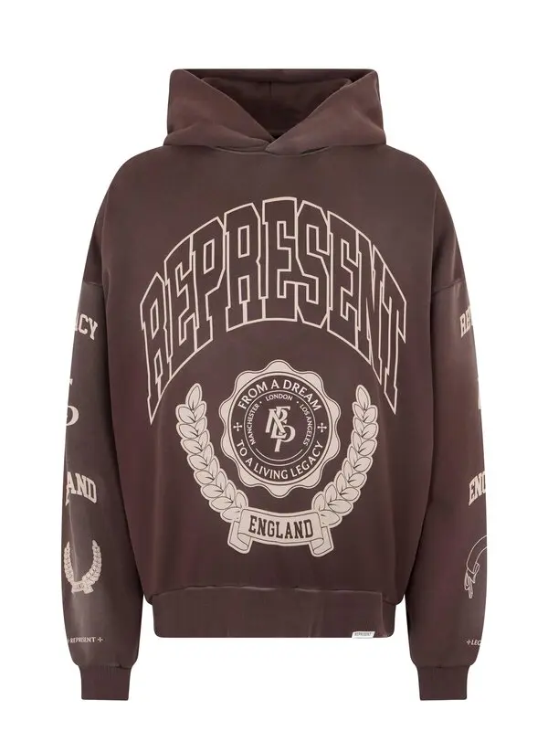 REPRESENT Graphic Hoodie - Brown