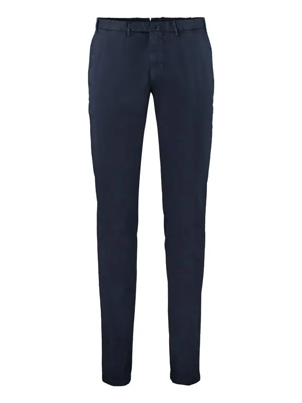 THE ALPHABET The Essential Stretch Chino Trousers - Blue