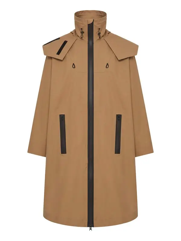 Bottega Veneta Leather Cape - Brown