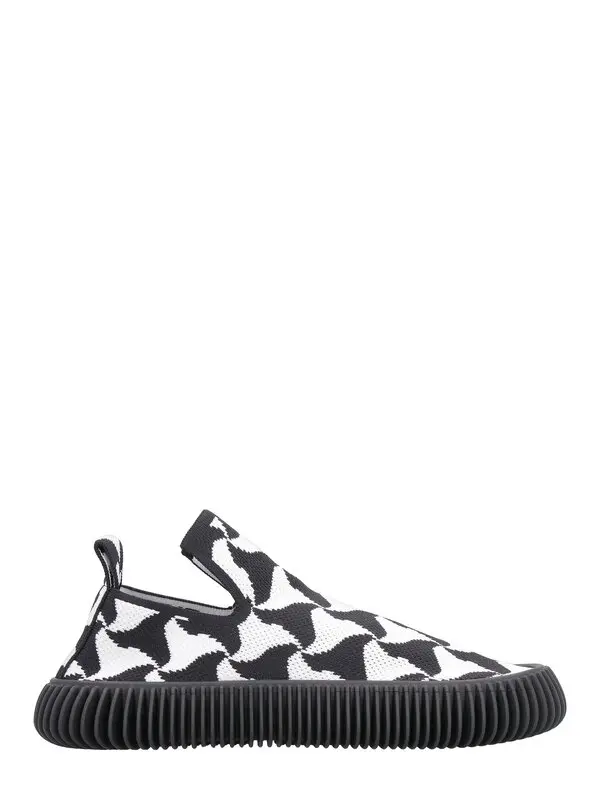 Bottega Veneta Wavy Triangle Slip-on Sneakers - Multicolor