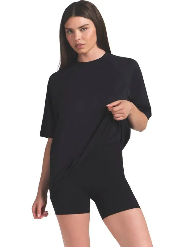 SKIMS X Nike Dri-fit Oversized T-shirt - Obsidian