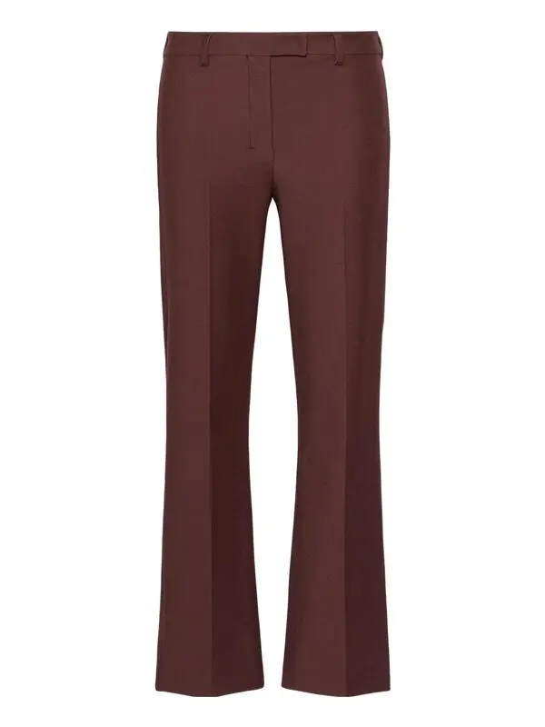 Max Mara High-waist Slim Pants - Red