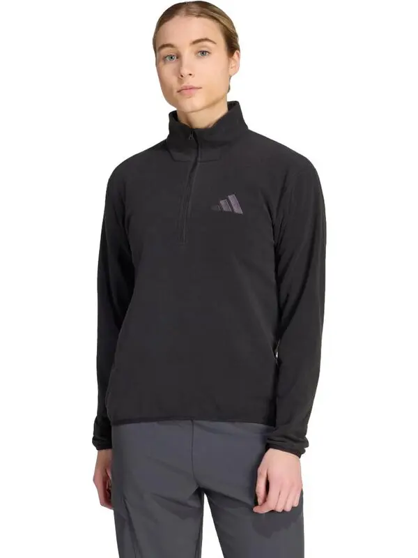 Adidas Multi Essentials Half Zip Fleece Jacket - Black