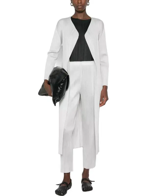 Issey Miyake Long Cardigan - Grey