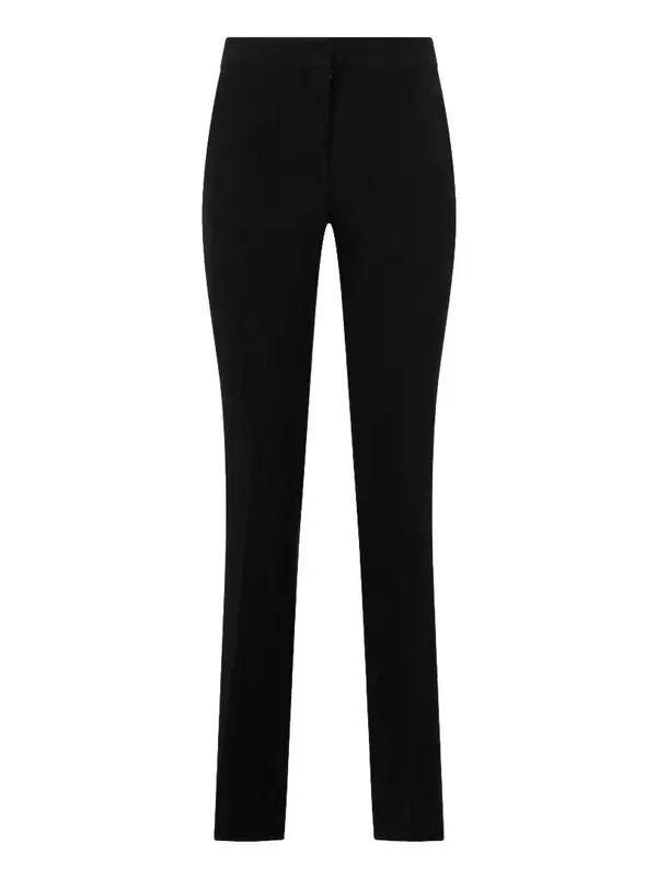 Moschino Slim-fit High-waisted Trousers - Black