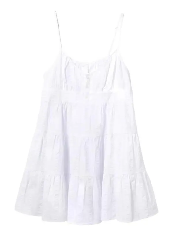 AAPE BY *A BATHING APE Tiered Camisole Dress - White