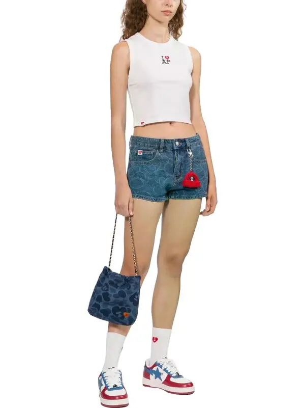AAPE BY *A BATHING APE Logo-print Jeans - Blue